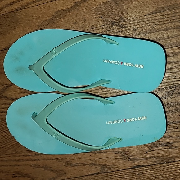 New York & Company | Shoes | New York Company Wedge Sandals Powder Blue ...